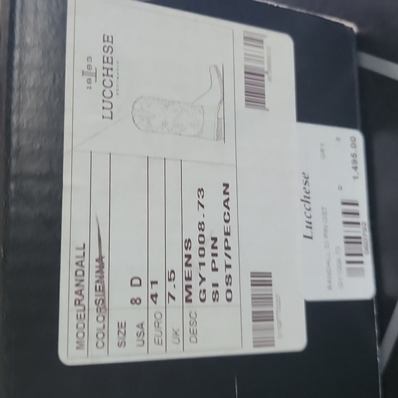 Lucchese | Shoes | Lucchese Randall Color Sienna Brand New In Box Never ...